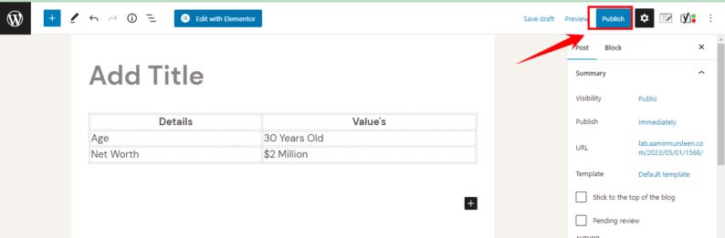 How to Create a Table in WordPress [No Plugin Required!]