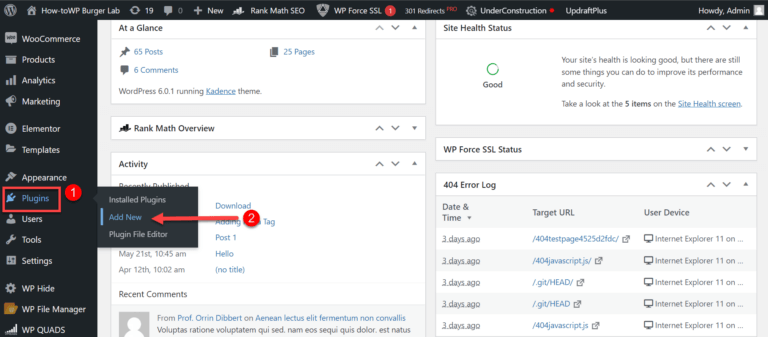 How to Customize WordPress Admin Dashboard [A Visual Guide]
