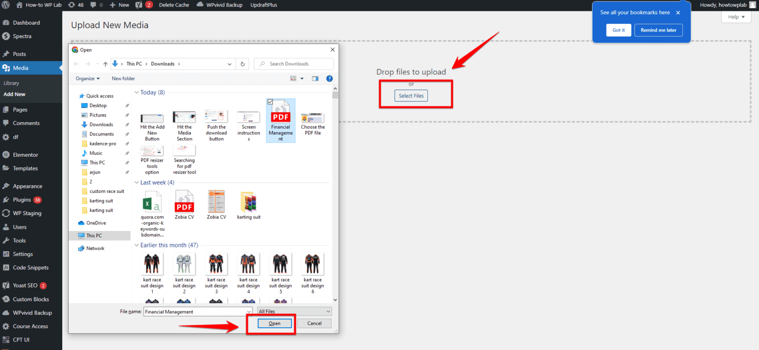 How to Upload a PDF to WordPress [A Complete Visual Guide]