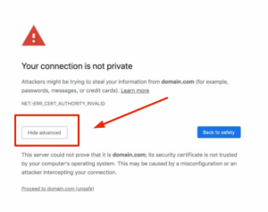 Your Connection Is Not Private: How to Fix This Error