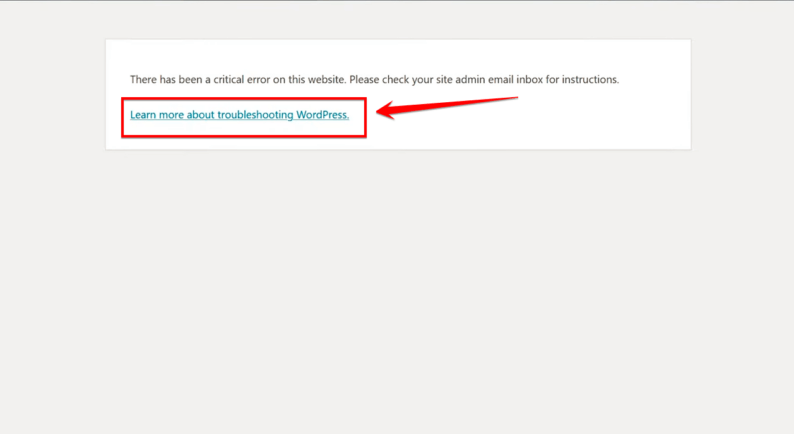 How to Fix There Has Been a Critical Error on This Website ...