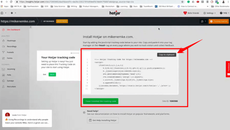 How to Setup Hotjar for Your WordPress Website [Visual Guide] - CODINGHEROS.COM