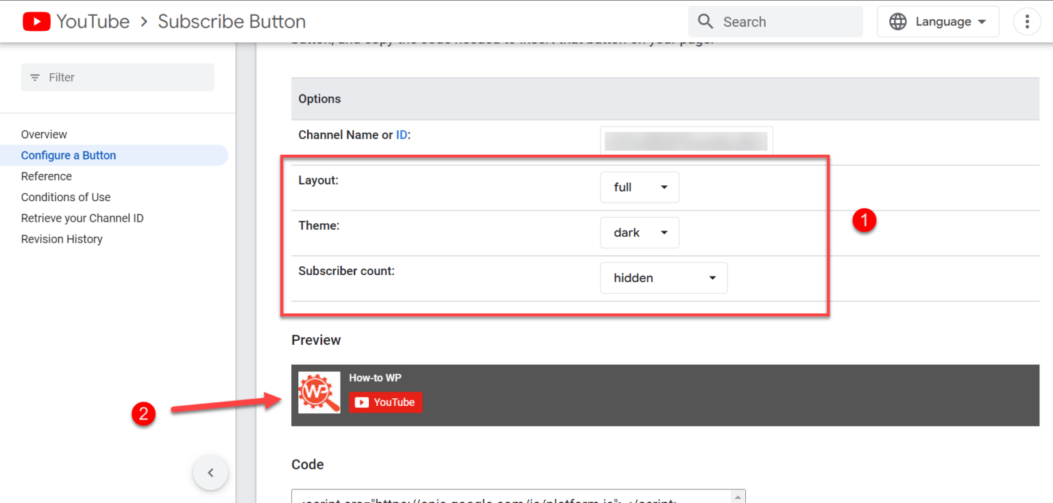 How to Add YouTube Subscribe Button in WordPress