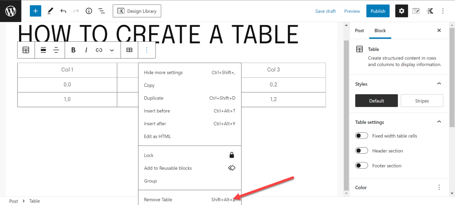 How to Create Tables in WordPress - CODINGHEROS.COM