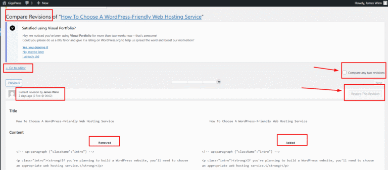 How to Use the WordPress Revision History Feature (Beginner’s Guide)